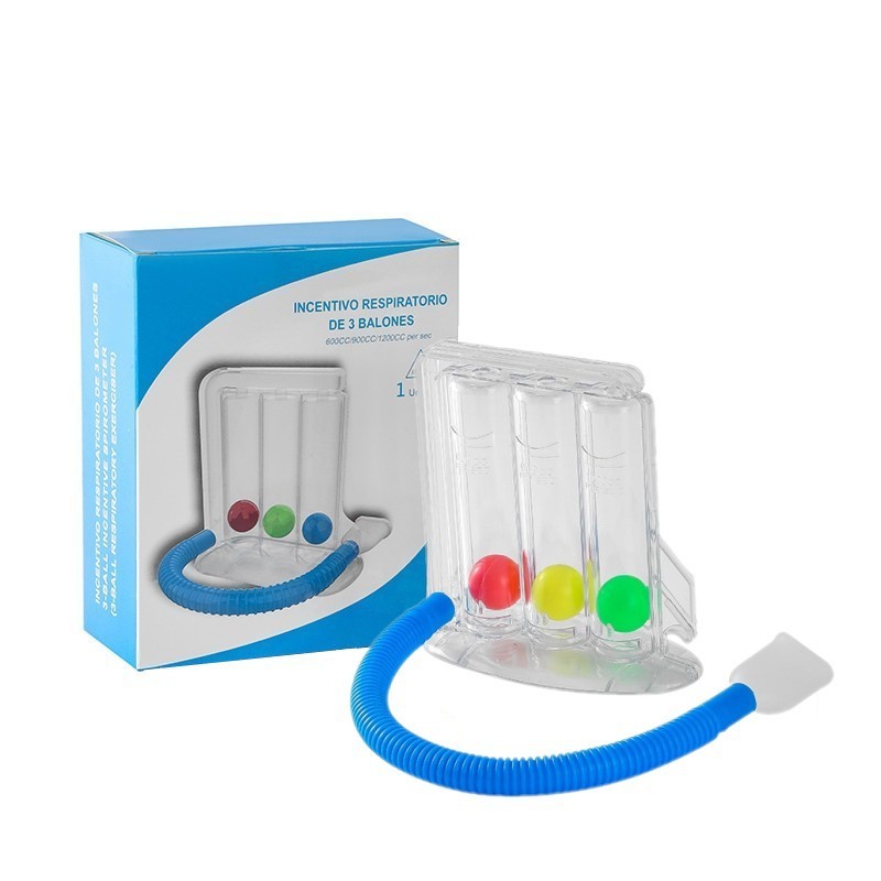 3 Balls Breathing Function Improvement Trainer Respiratory Breath ...
