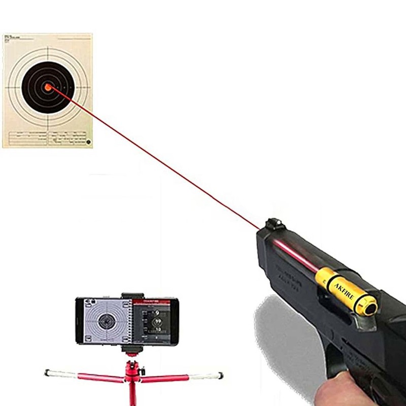 9Mm Laser Sight Red Dot Bore Sight Cal Snap Caps Red Dot Laser Dry Fire ...
