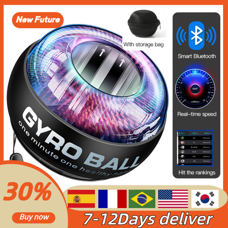 Wrist Ball Self-Starting Gyroscope Powerball Gyro Power Hand Ball ...