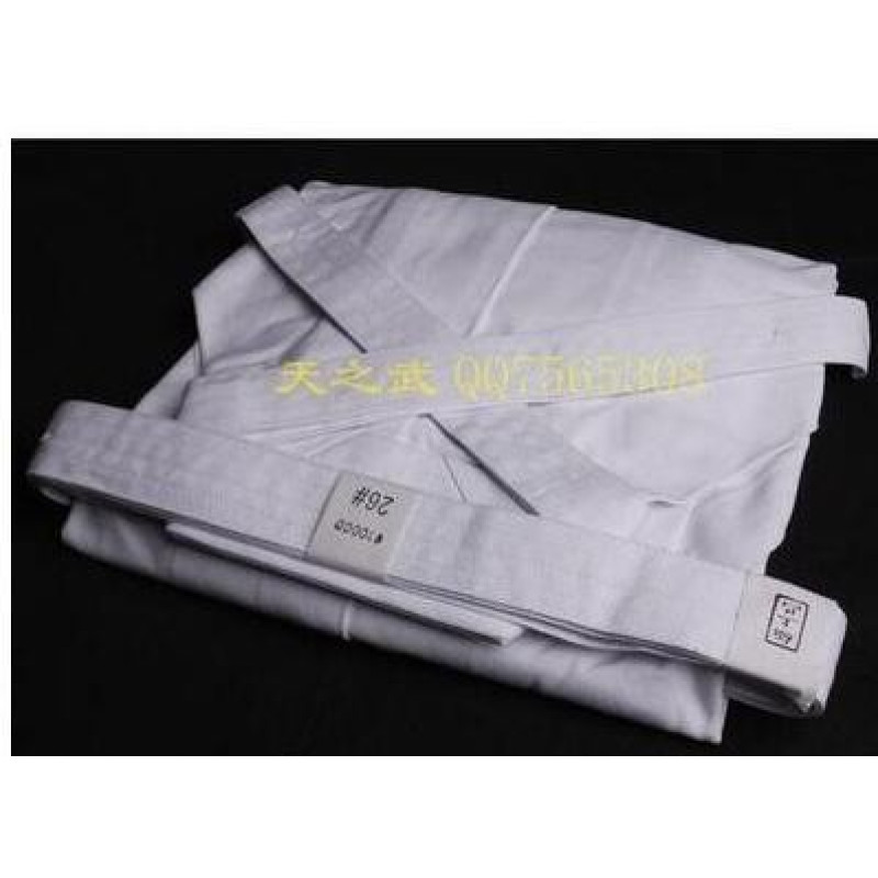 Aikido Gi Uniform Cotton Hapkido Pants Hakama Black Japanese Samurai ...