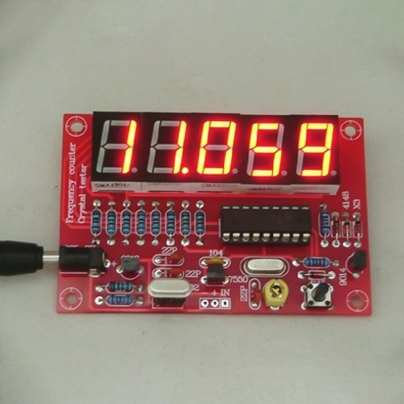 Diy Kits1Hz-50Mhz Frequency Crystal Meter Digital Led Tester Frequency ...
