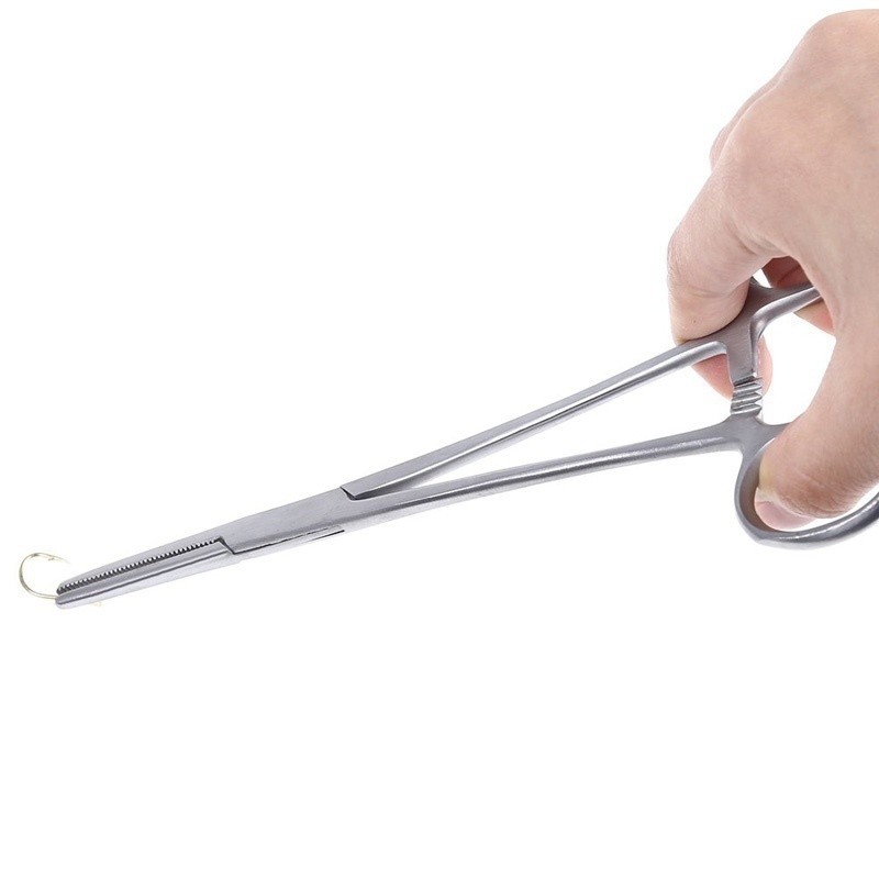 Stainless Steel Curved Tip And Straight Tip Forceps Locking Clamps ...