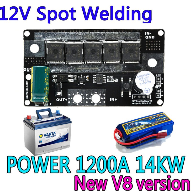 Diy Portable 12V Battery Energy Storage Spot Welding Machine Pcb Board ...