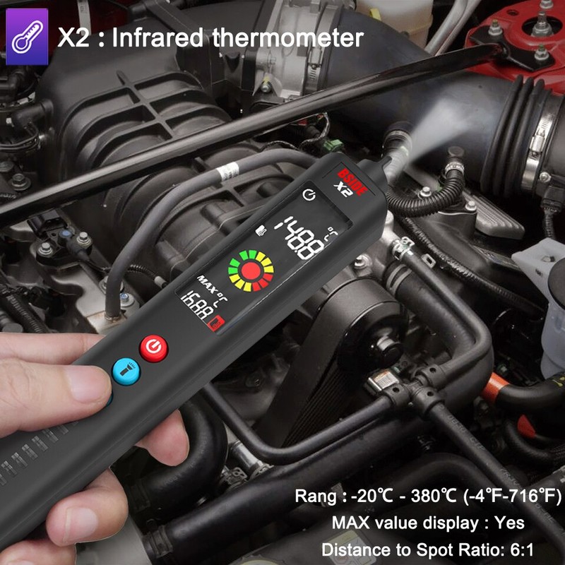 Bside New Voltage Detector Tester X1 X2 Smart Multimeter Non-Contact ...