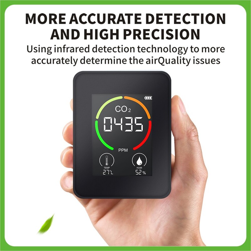 Air Monitor Co2 Carbon Dioxide Detector Greenhouse Warehouse Air ...
