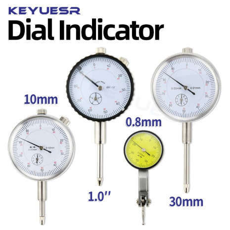 Kadranlı Gösterge Mikrometre Saat Tipi Göstergesi Hassas Karşılaştırıcı ...