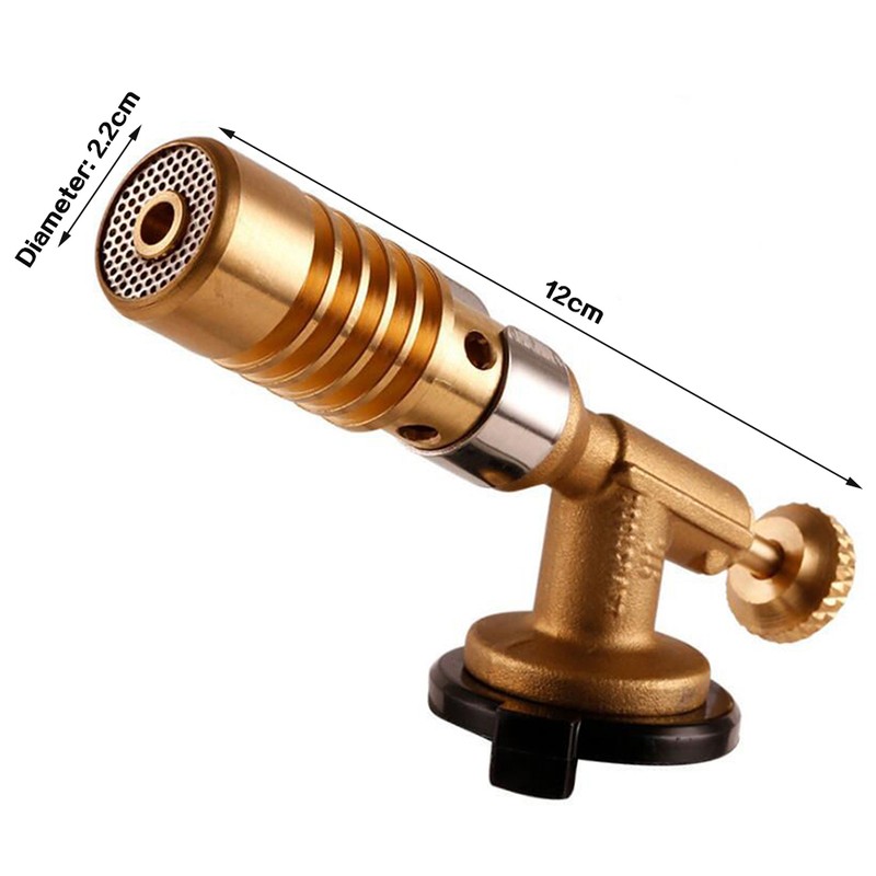 Welding Torch Portable Gas Burner Flame Gun Blowtorch Copper Flame Gas ...