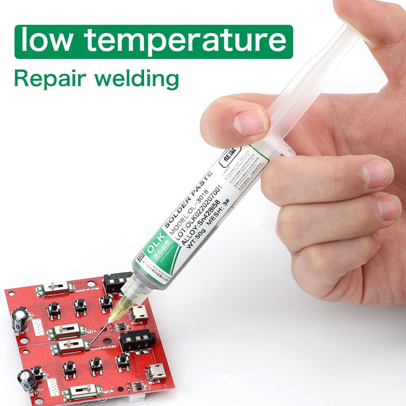 Latest New Type Low Temperature Lead-Free Smd Solder Paste For ...