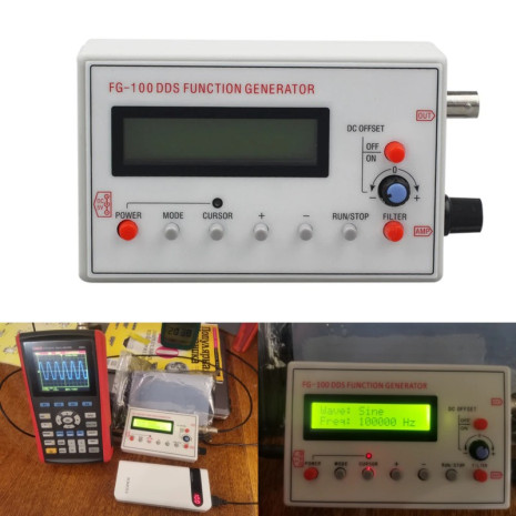 Fg-100 Dds Function Signal Generator Frequency Counter 1Hz - Signal ...