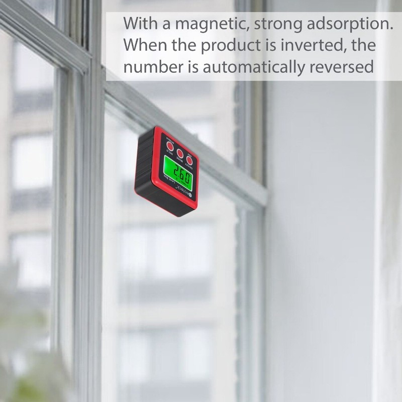 Neoteck Precision Digital Inclinometer Electron Goniometers 4*90 Degree ...