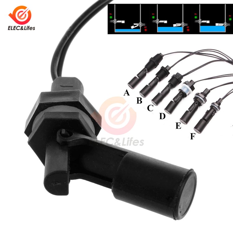 Horizontal Float Sensor Switch Side Mount Water Level Sensor Controller Automatic Water Pump ...
