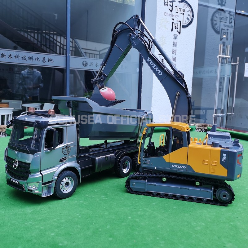 Double E 1/20 E590 Alloy Rc Truck 2.4G Remote Controlled Car Model Dump ...