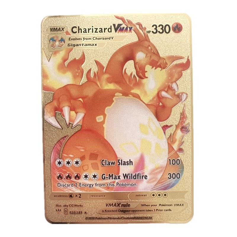 포켓몬 메탈 카드 Charizard Eevee Mewtwo 피카추 골드 Vmax Gx Ex Speelgoed Collection ...