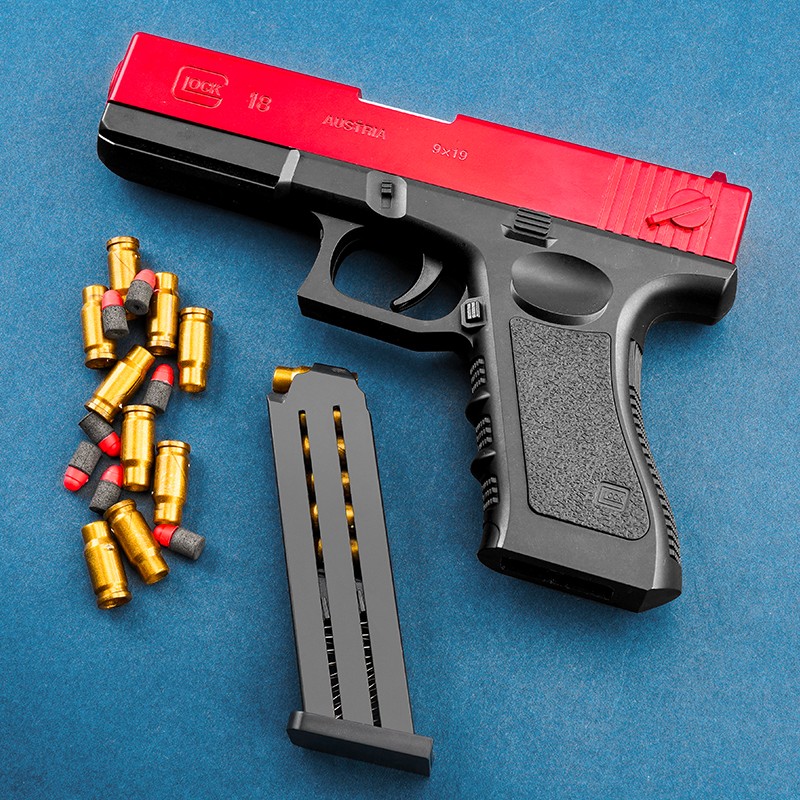 Glock – Pistolet En Plastique À Air Avec Balles Mousse Eva, Modèle De ...