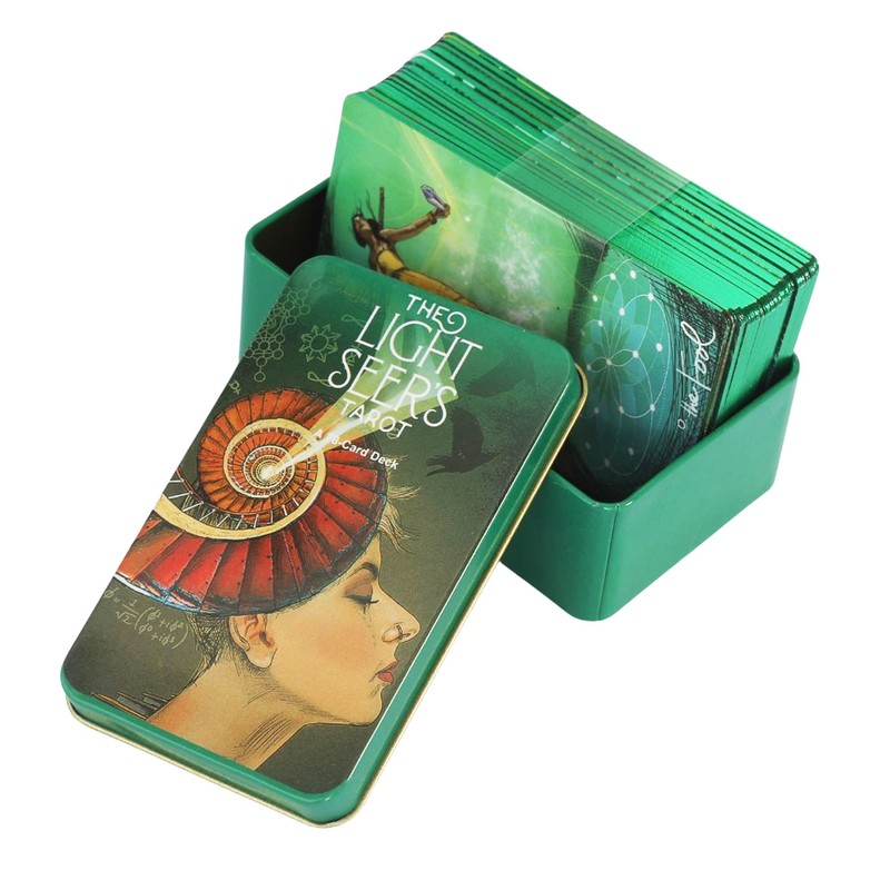 78 Cards Light Tarot Card Deck Oracle Full Color And Guidebook Is A ...