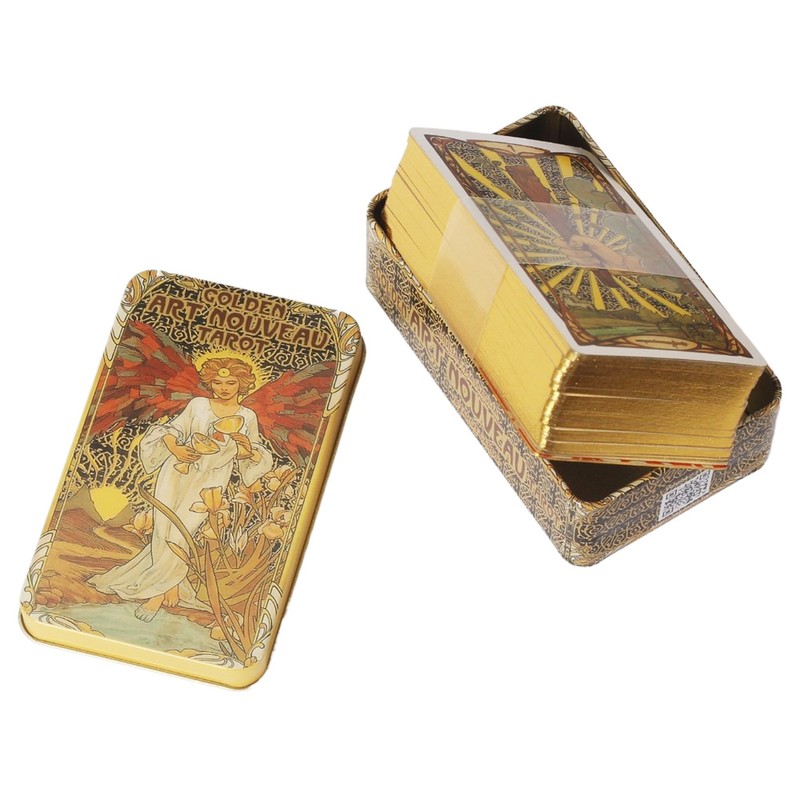 78 Cards Light Tarot Card Deck Oracle Full Color And Guidebook Is A ...