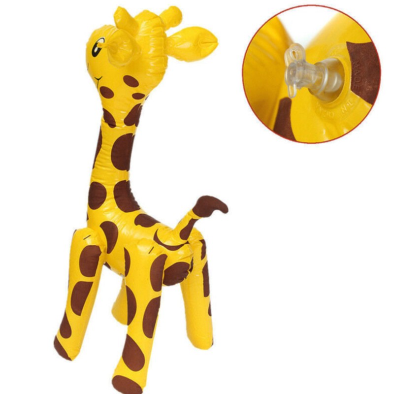 Balloon Party Large Blow Up Cute Children Pvc Gift Cartoon Giraffe ...